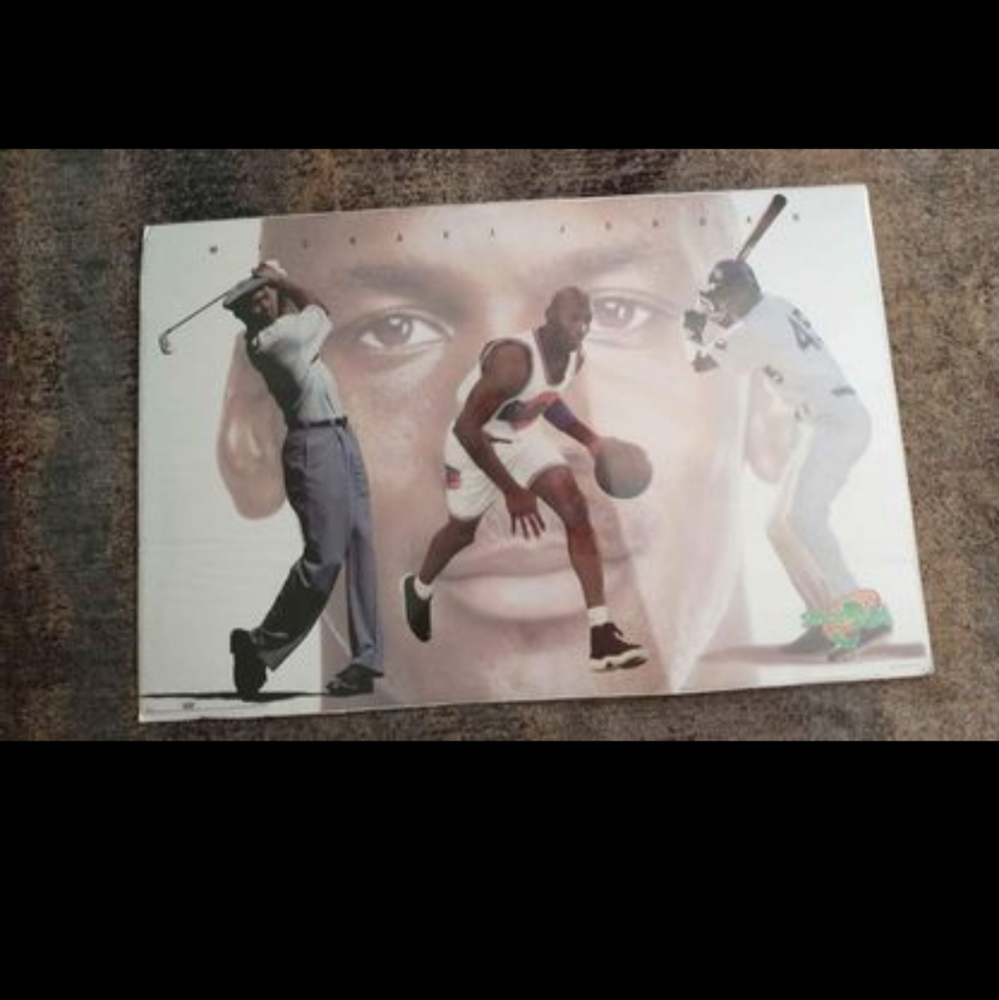Michael Jordan Looney Tunes Space Jam 1996 Poster 20x… - Gem